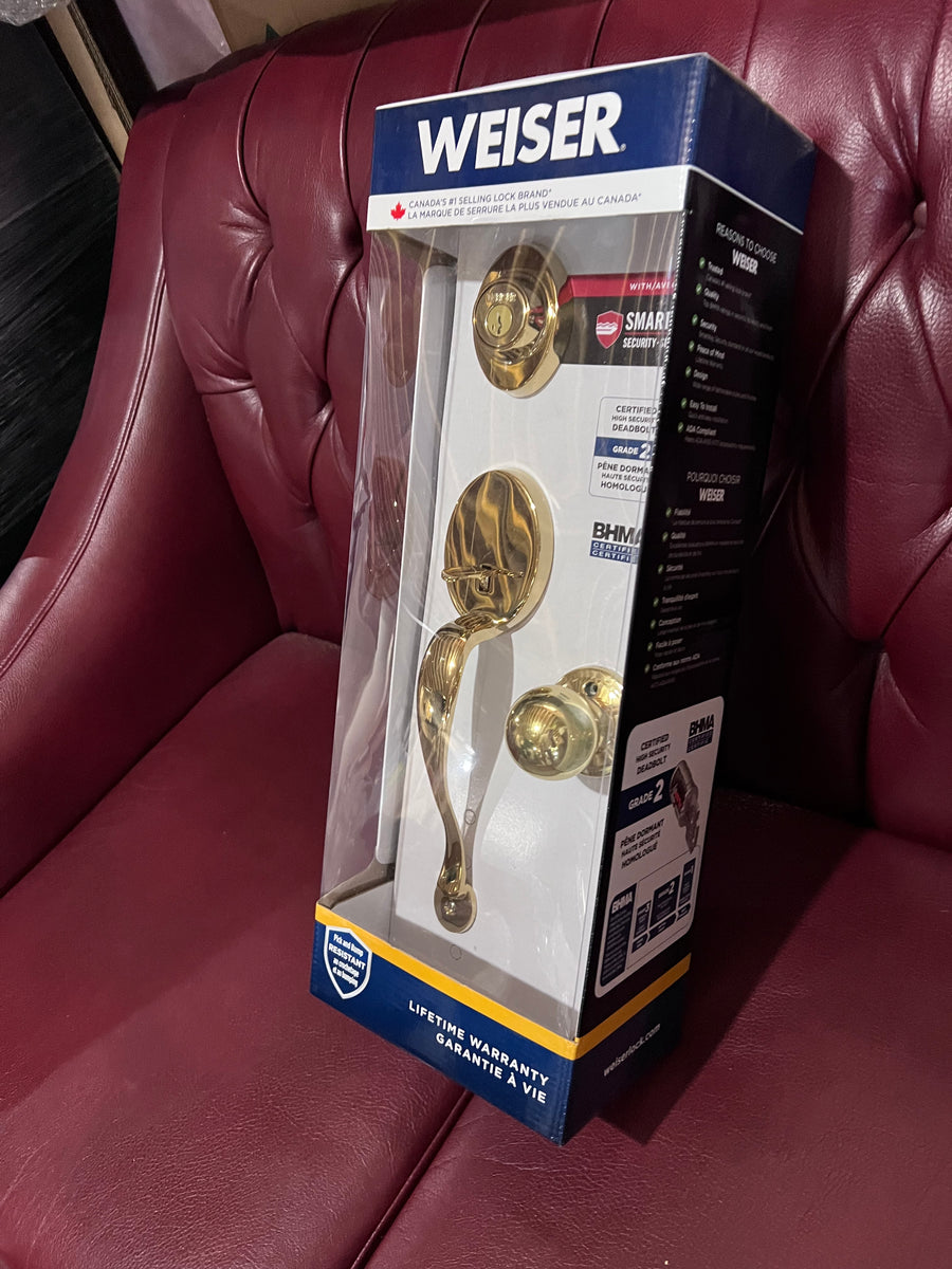 Weiser Exterior Door Handle Set/Entry Door Lock with Key – Sell My ...