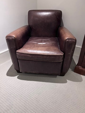 'Roots Canada' Brown Leather Rustic Chair – Sell My Stuff Canada ...