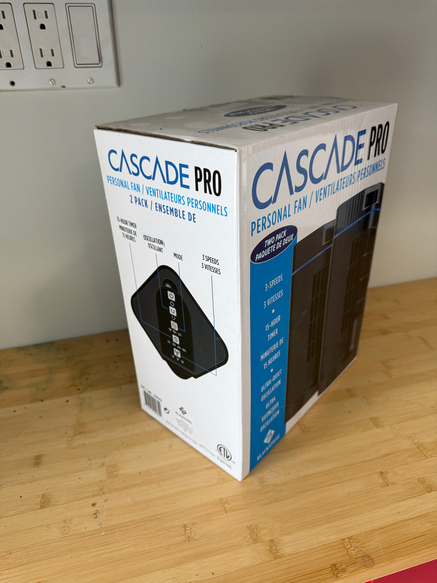 BRAND NEW Cascade Pro Personal Fan, 2 Pack – Sell My Stuff Canada ...