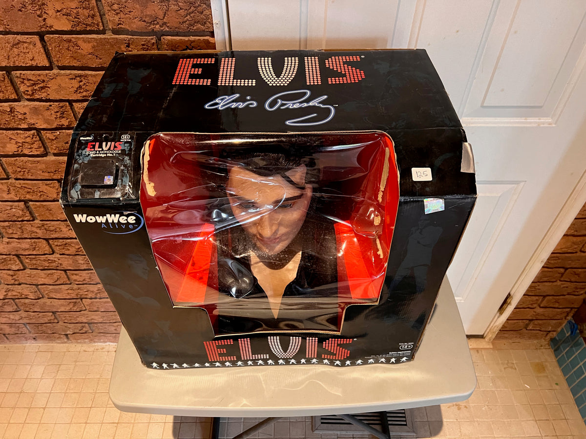 "WowWee Alive" Elvis - Animatronic Singing and Talking Lifesize Bust ...