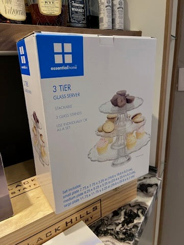 Essential Home 3-Tier Glass Server – Sell My Stuff Canada - Canada's ...