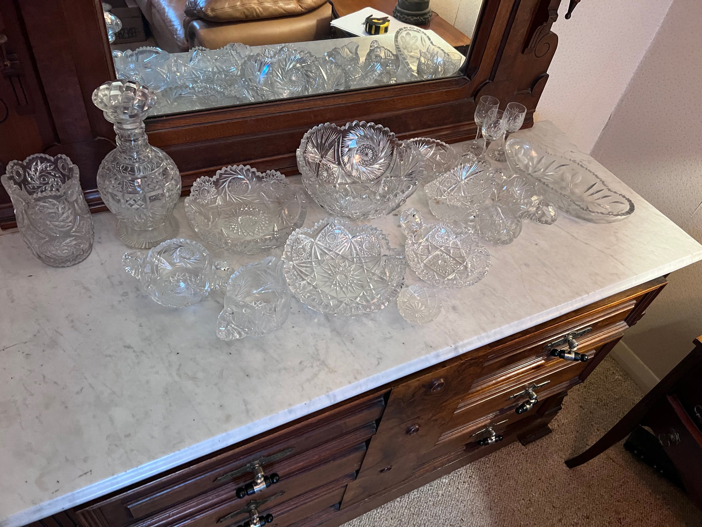 17 piece elegant cut crystal lot – Sell My Stuff Canada - Canada's ...