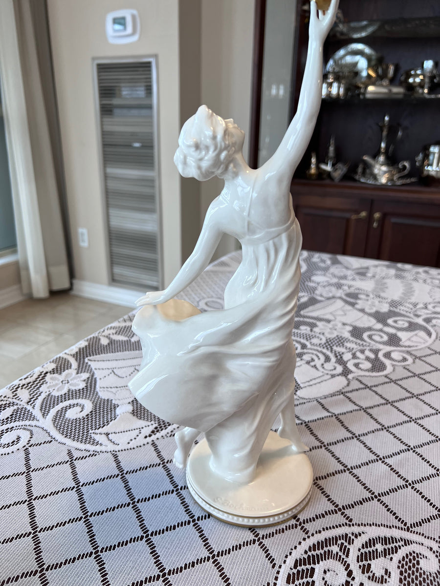 Goebel Bochmann 'Dancer with Gold Ball' Figurine – Sell My Stuff Canada ...