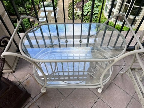 BROWN JORDAN ROMA STRAP TWO TIERED PATIO SERVING CART – Sell My Stuff ...