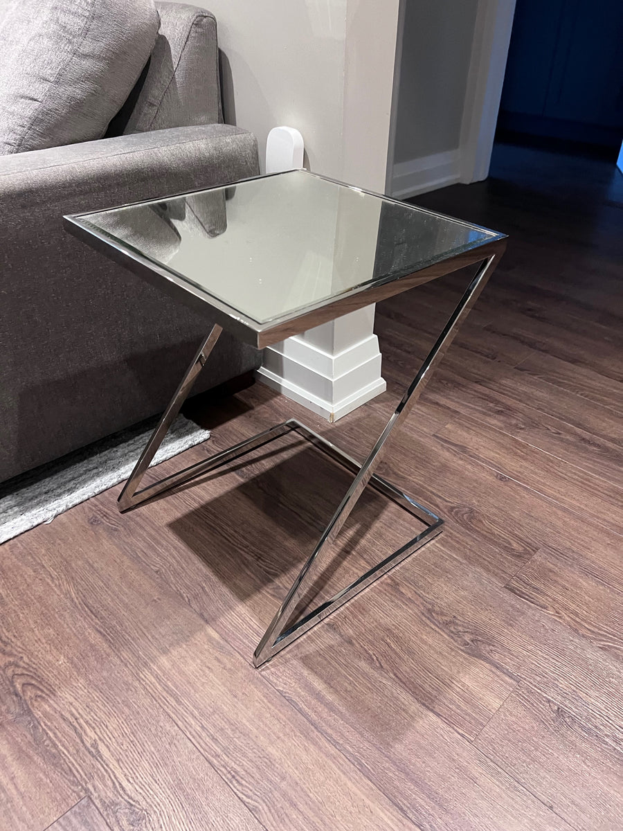 Pair of HomeSense Mirrored Side Tables (*retail $200) – Sell My Stuff ...