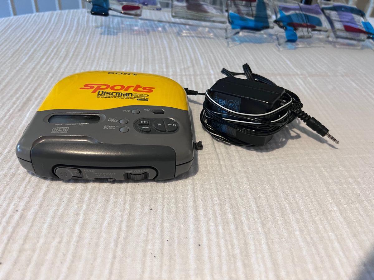 Vintage Sony Sports Discman ESP Portable CD Player – Sell My Stuff ...