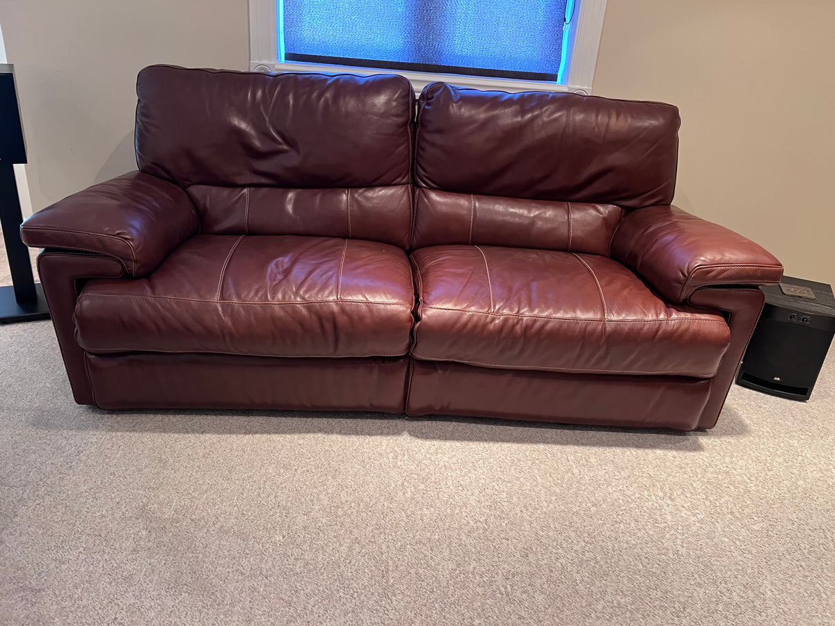 Brown Leather Power Reclining Sofa – Sell My Stuff Canada - Canada's ...