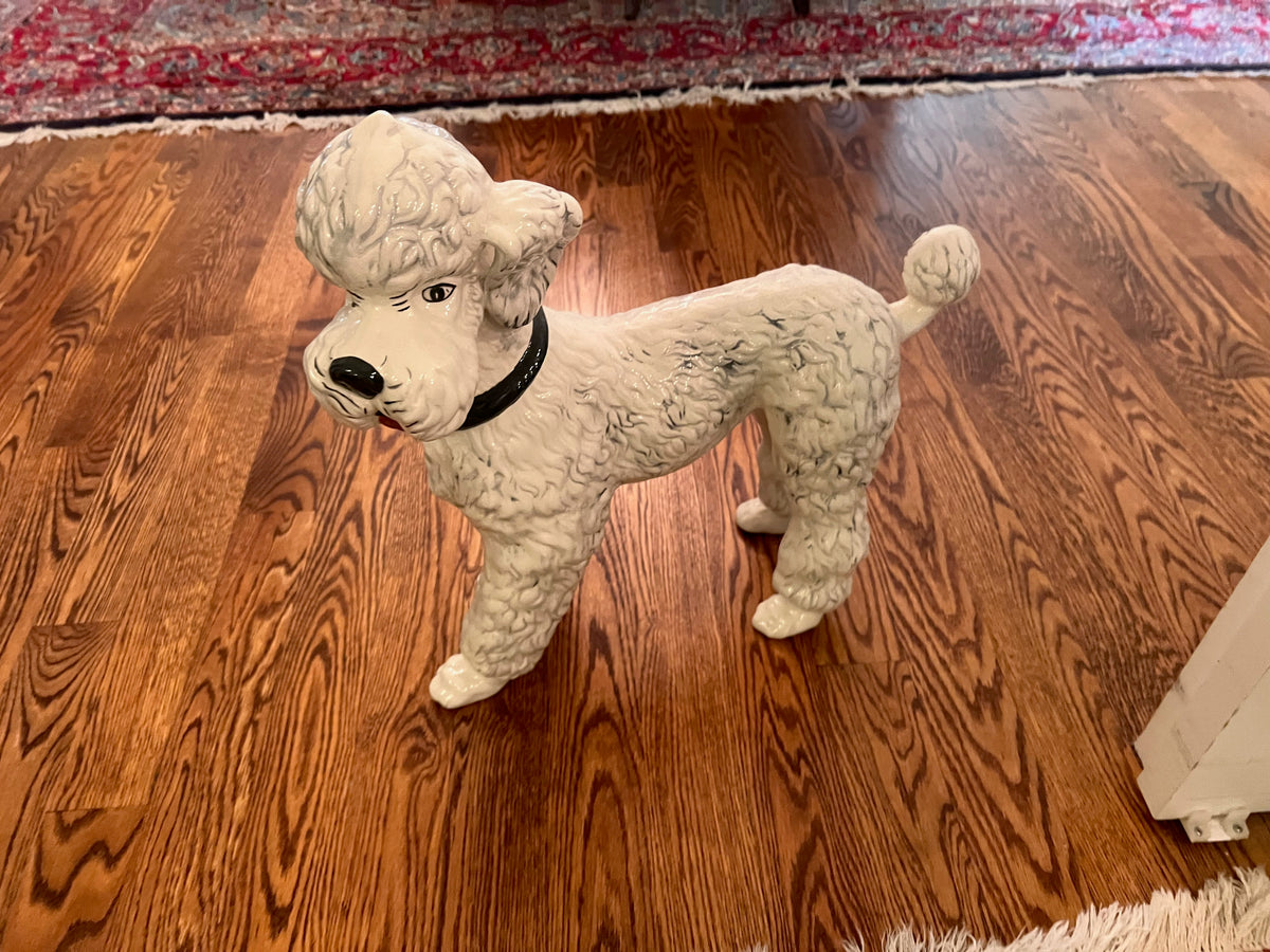 Vintage Ceramic Poodle – Sell My Stuff Canada - Canada's Content and ...