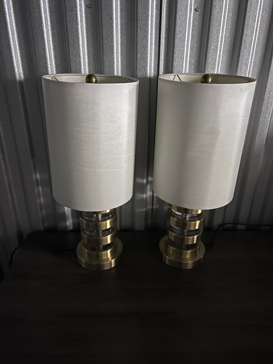 Pair of Small Gold Table Lamps – Sell My Stuff Canada - Canada's ...
