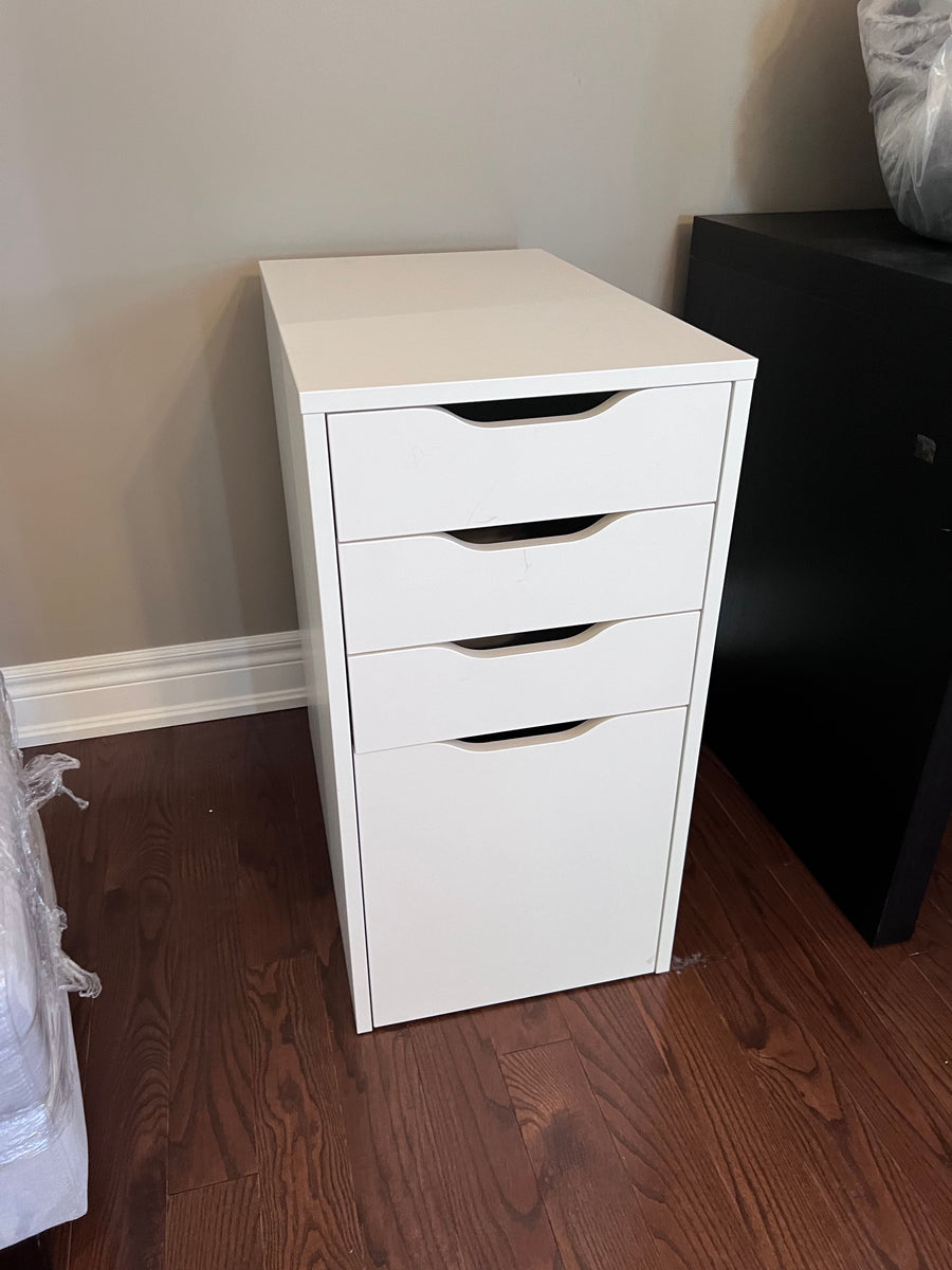 IKEA ALEX Drawer unit/drop file storage, white (*retail $169) – Sell My ...