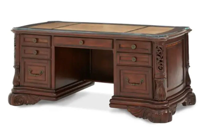 Michael Amini Signature Series by Aico "Excelsior" Executive Desk ...