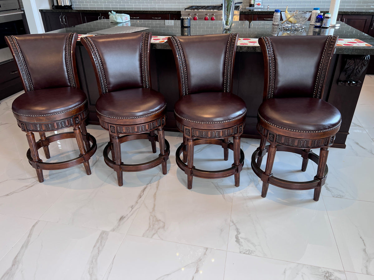 4 Ashley Furniture North Shore Counter Height Bar Stools – Sell My ...