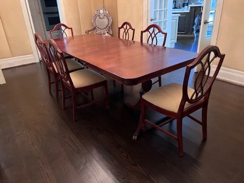 'Knechtel' Dining Table + 8 Chairs (**2 Armchairs not shown) – Sell My ...