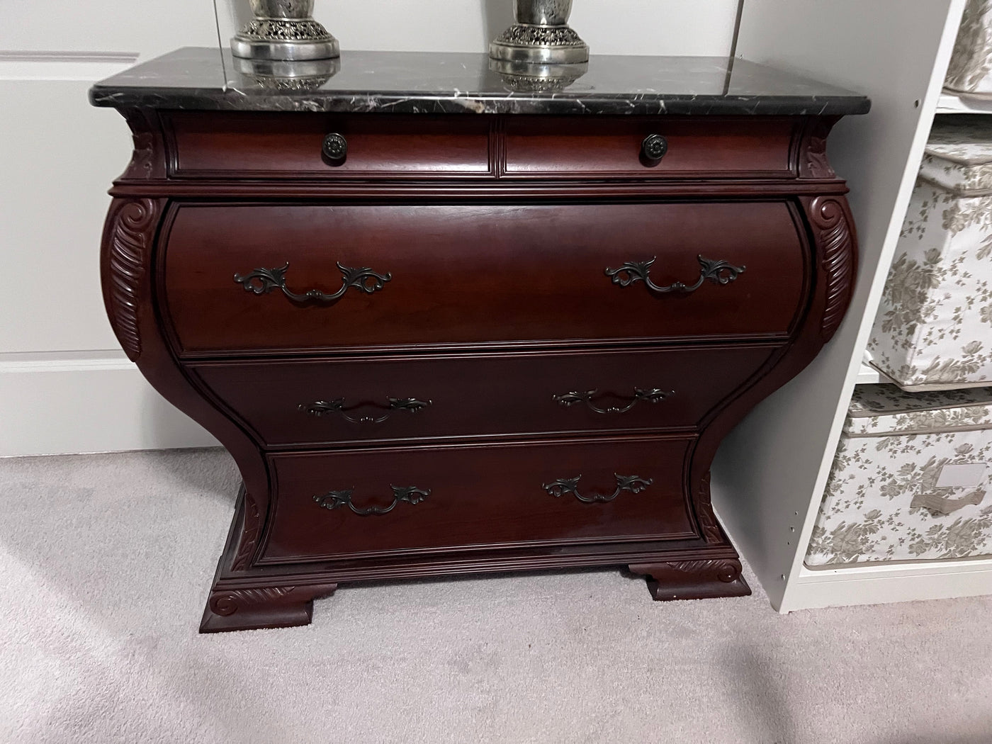 Bombay Company 5 Drawer Marble Top Commode Sell My Stuff Canada Canada s Content and Estate Sale Specialists