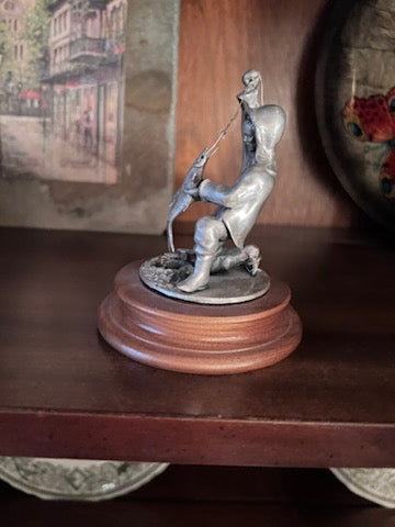 Slavko Dugar Canada Signed Inuit Man Ice Fishing Pewter Figurine – Sell ...