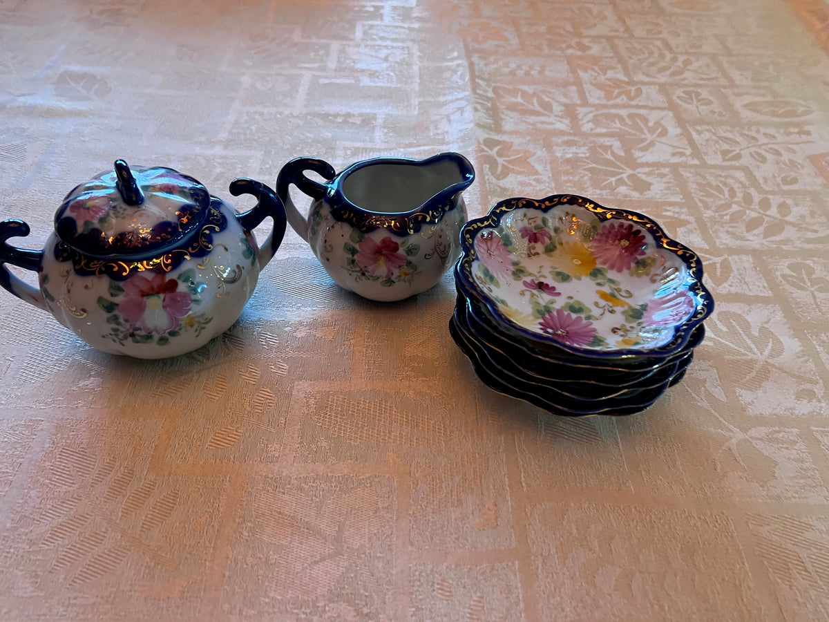 Antique Flow Blue Tea Set – Sell My Stuff Canada - Canada's Content and ...