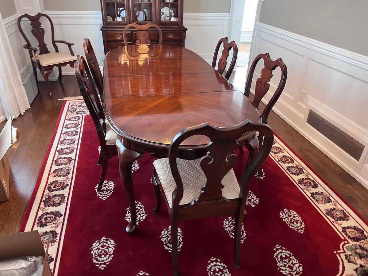 Knechtel Furniture Dining Table + 8 Chairs – Sell My Stuff Canada ...
