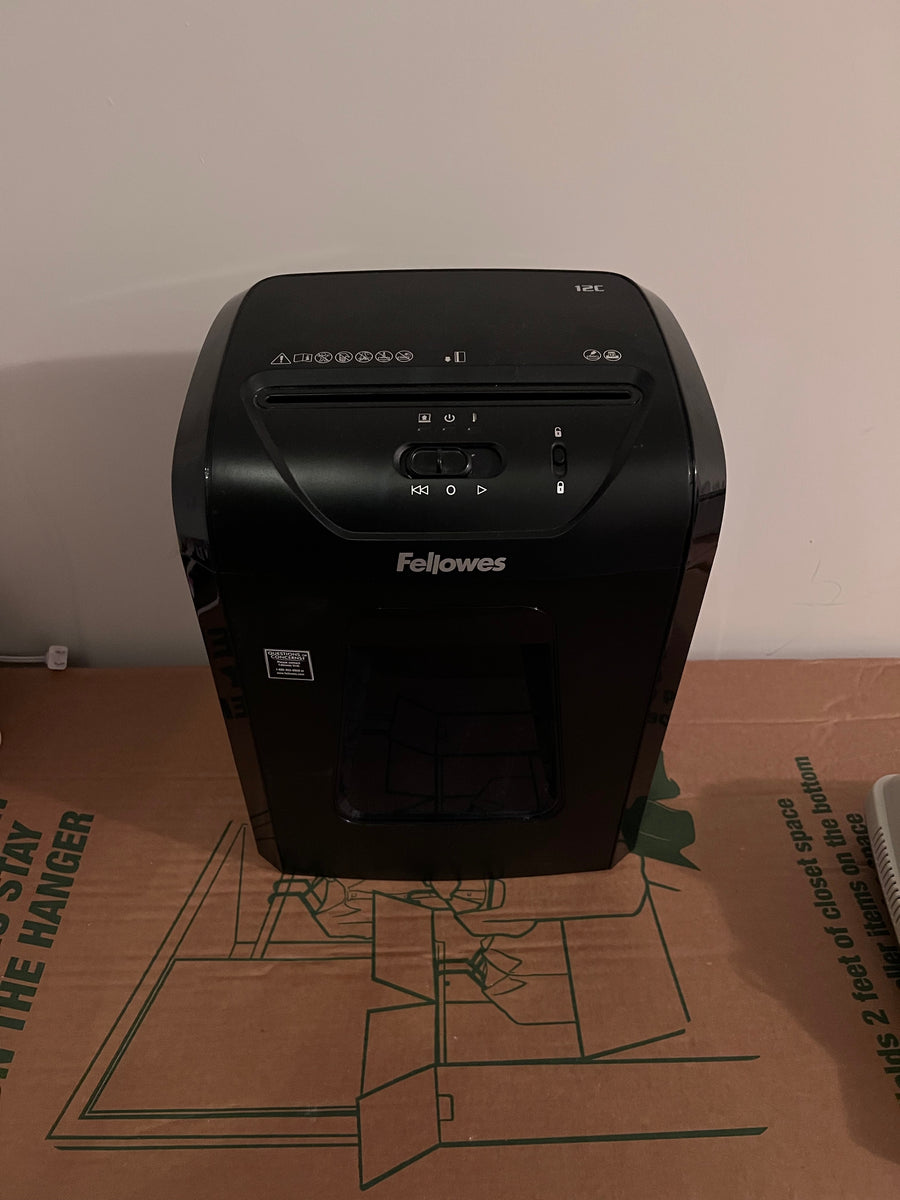 Fellowes 12C Crosscut Shredder – Sell My Stuff Canada - Canada's ...
