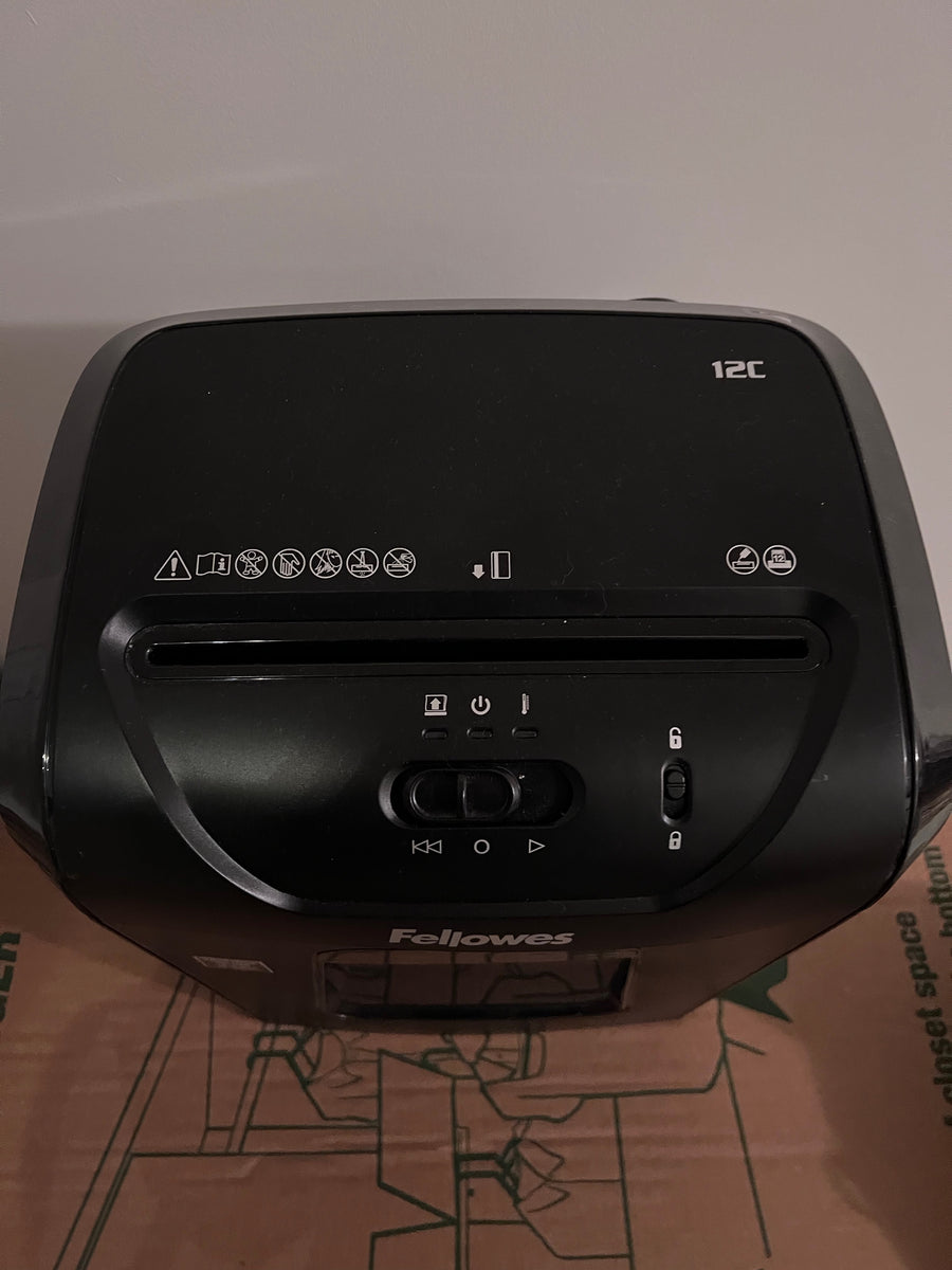 Fellowes 12C Crosscut Shredder – Sell My Stuff Canada - Canada's ...