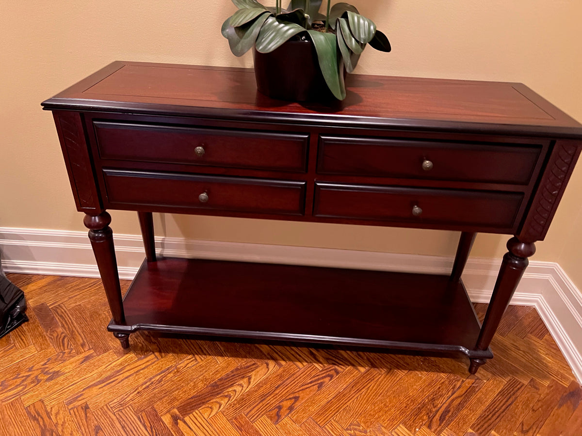 Bombay Company 4 Drawer Console Table – Sell My Stuff Canada - Canada's ...