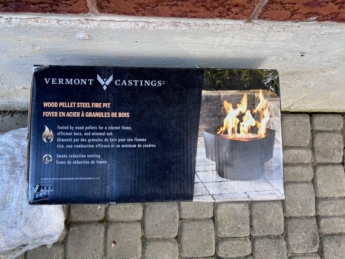 Vermont Castings Wood Pellet Steel Fire Pit (In Box) – Sell My Stuff ...