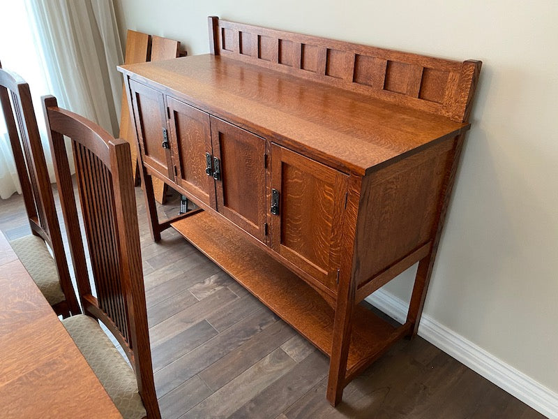 Country Harvest Style Sideboard Buffet