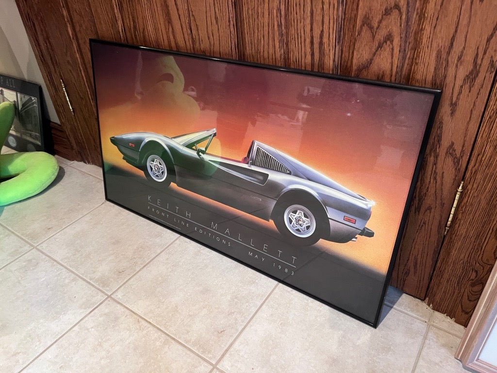 Vintage KEITH MALLETT FERRARI, FRONT LINE EDITIONS 1983 POSTER – Sell ...
