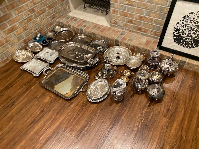 Large Miscellaneous Silver Plated Lot – Sell My Stuff Canada - Canada's ...