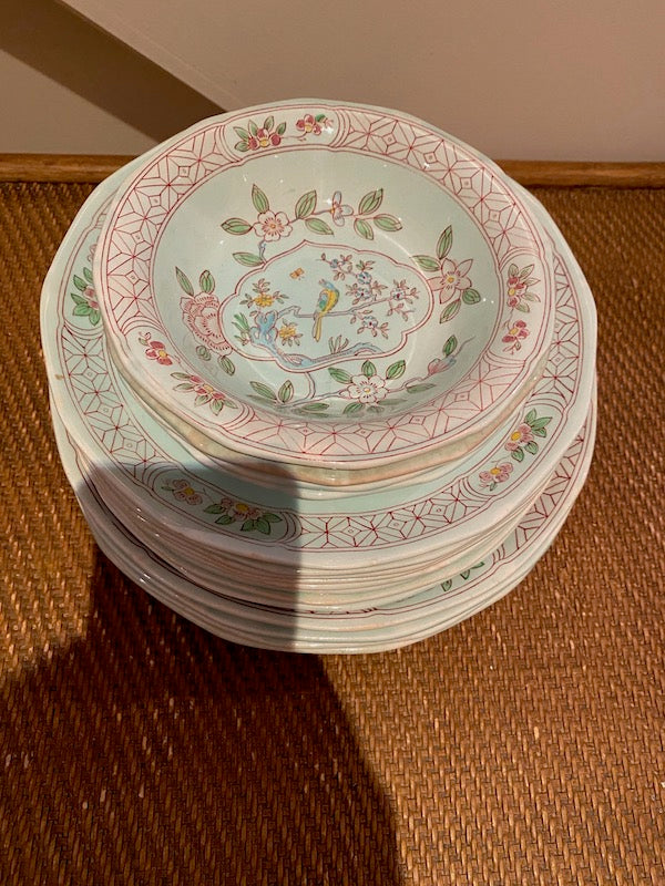 Vintage Adams England Calyx Ware Lot- Bird Pattern – Sell My Stuff ...