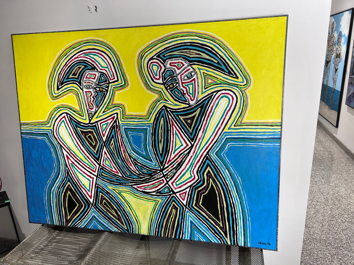 Original Acylic on Canvas by Michael Close- "Labela" – Sell My Stuff ...