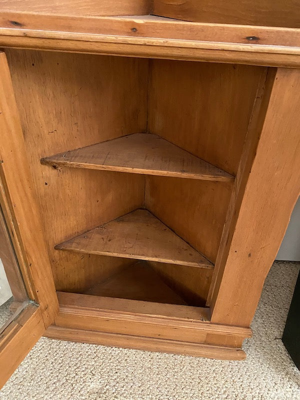 Antique corner wall cabinet store