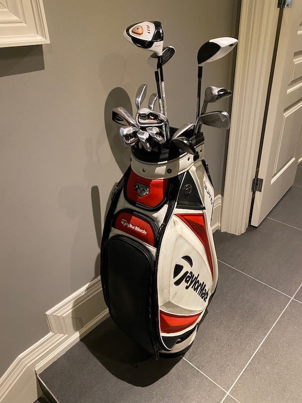 Men's Tour Burner Irons + Taylormade R11 Driver & Hybrids + Taylormade ...