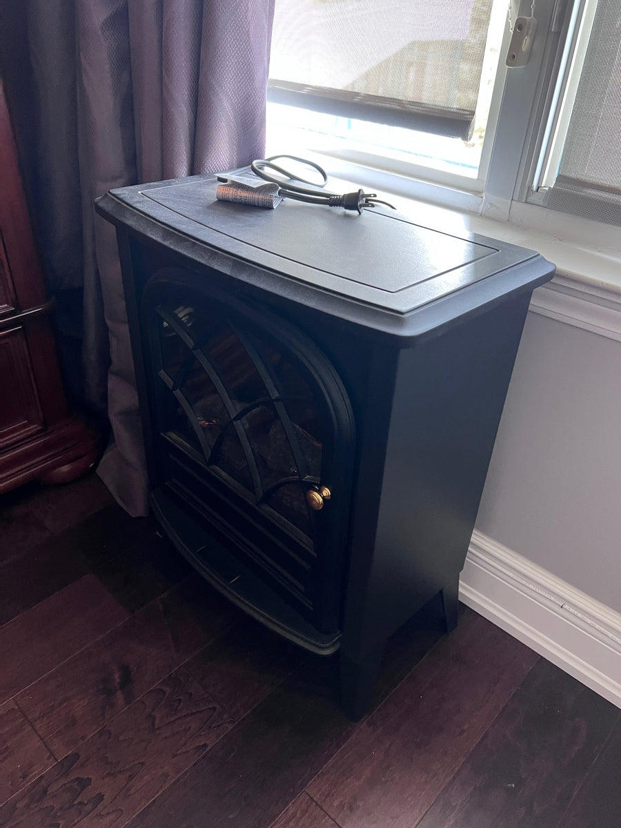 Dimplex ES2033 Electric Fireplace/Heater, Black Finish, 20-In. Wide ...